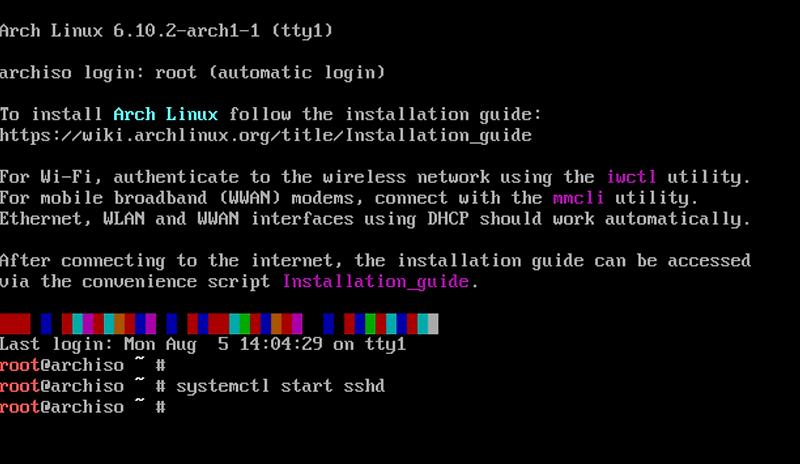 Window 10 Arch-Linux 서비스(apache, ssh)제어 명령어 Systemctl