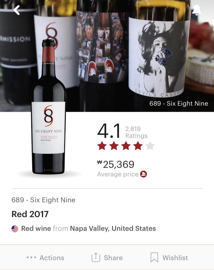 689 Red Blend 2017