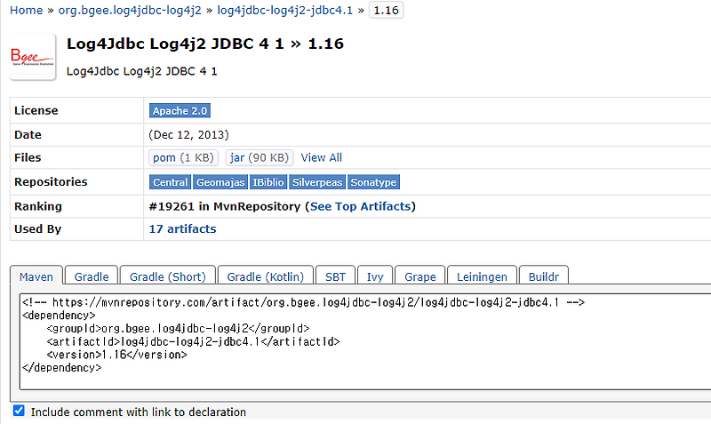 [Spring] Log4j 설정하기(log4jdbc-log4j2) - MySql, mariaDB