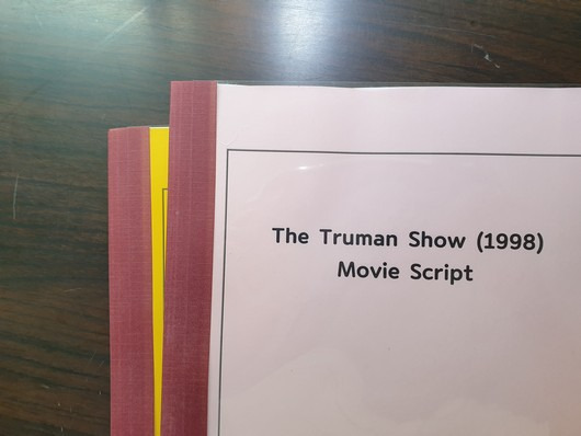 영화/미드대본(Movie Script) 자료 몰 :: The Truman Show (1998) 트루먼쇼 영화영어대본 제본