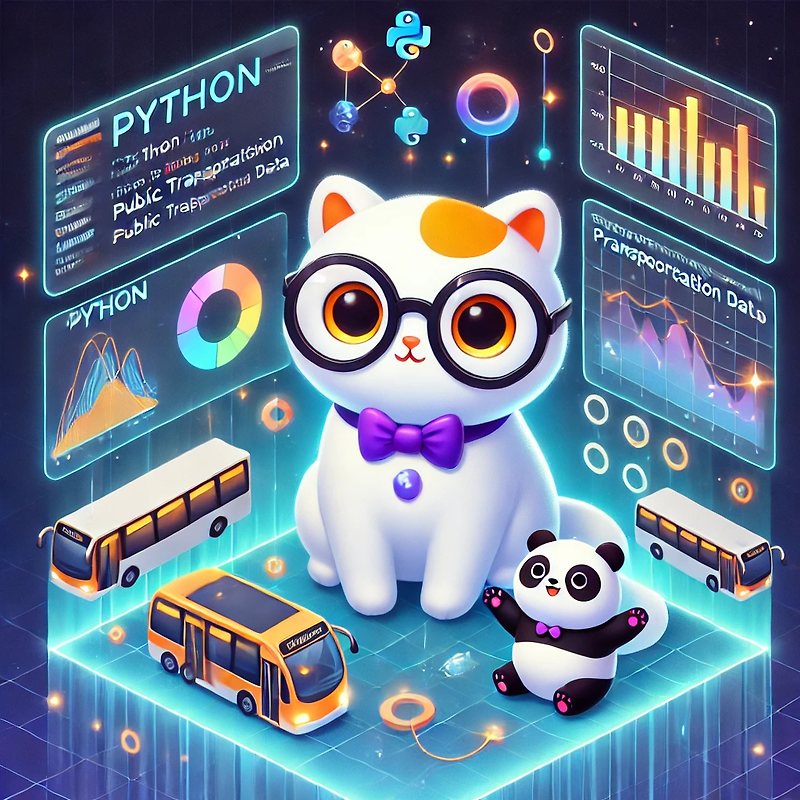 117. [Python] [Pandas] 프로그래밍 실습 : 대중교통