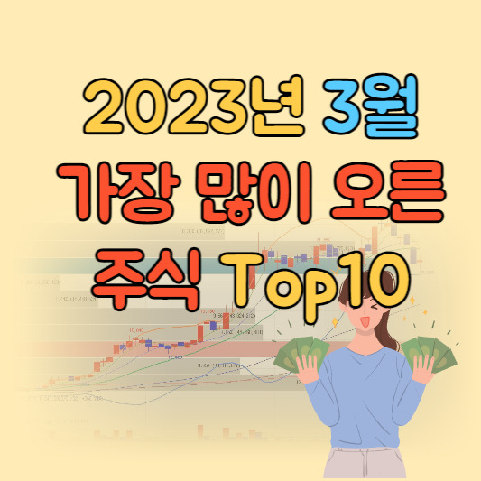 3월 주가 상승률 순위 Top10