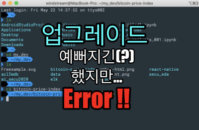 [React-Native] iOS 카탈리나 및 ZSH 업그레이드 후 실행/빌드 에러