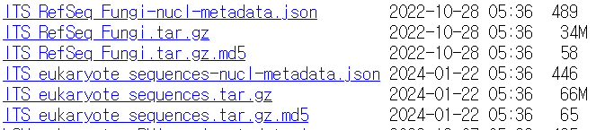 [BLAST] RefSeq ITS 데이터 베이스로 blast하는 shell 함수만들기 (Linux)
