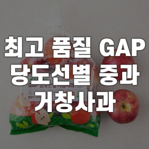 최고 품질 GAP 당도선별 중과 거창사과 1.5kg 패키지