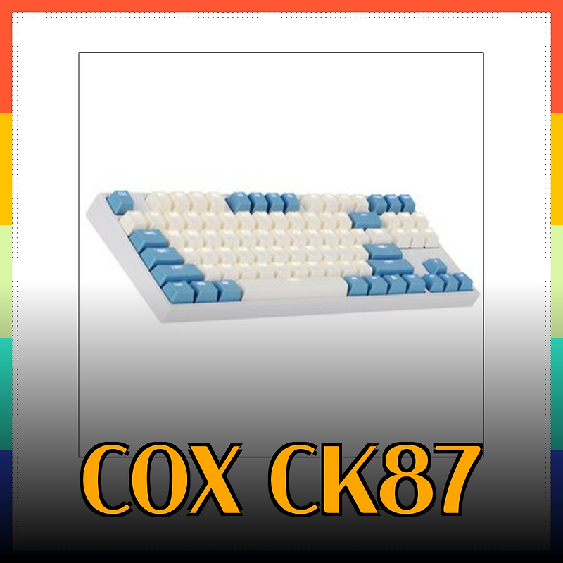 청축 키보드 추천: COX CK87 & 앱코 K560 비교분석 & 구매 가이드