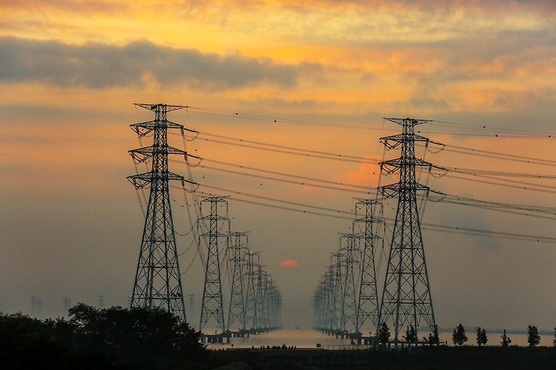 시화호 일출~~^^