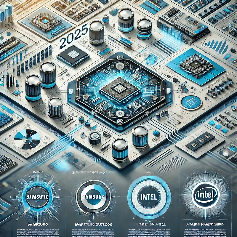 💎 2025년 반도체 업계 전망! 삼성전자 vs TSMC vs 인텔