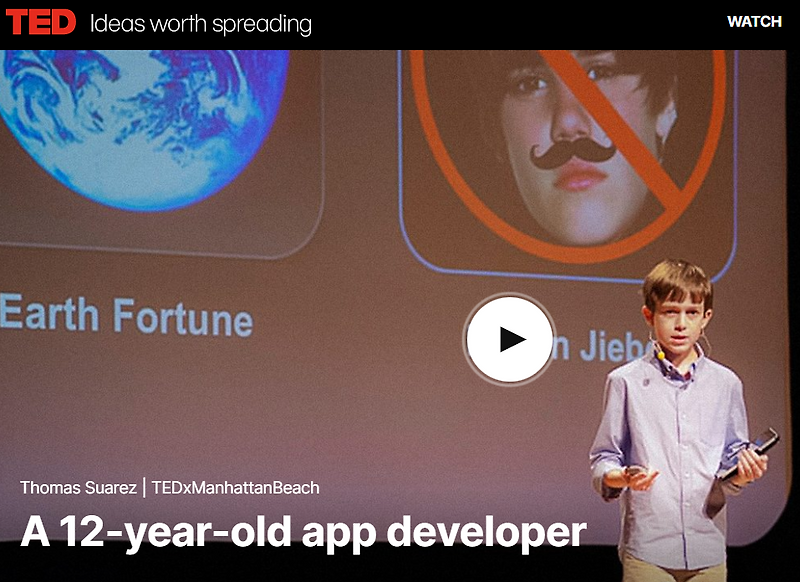 Thomas Suarez: A 12-year-old app developer