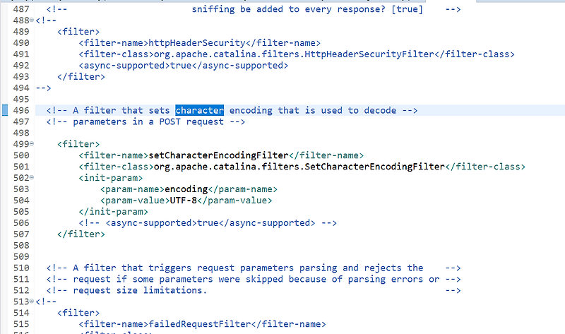 [Spring] web.xml 한글 인코딩 :: Apricoding