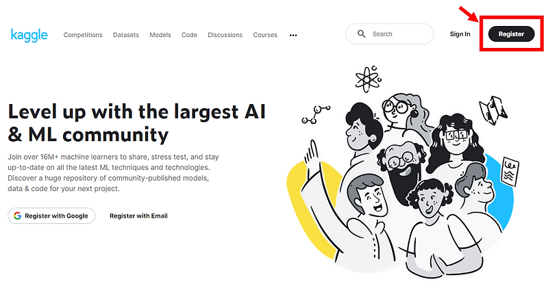 [Part1] Kaggle 처음 시작하기(회원가입)
