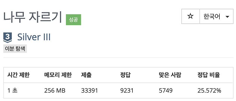 [ BOJ 백준 2805번 - 나무 자르기 ] 해설 및 코드