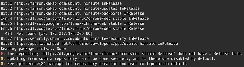 [Ubuntu] apt update Error_1