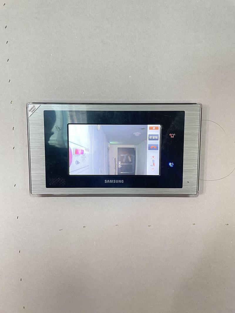 용산구 용산파크 이편한세상 삼성비디오폰 SHT-3527XA 설치후기