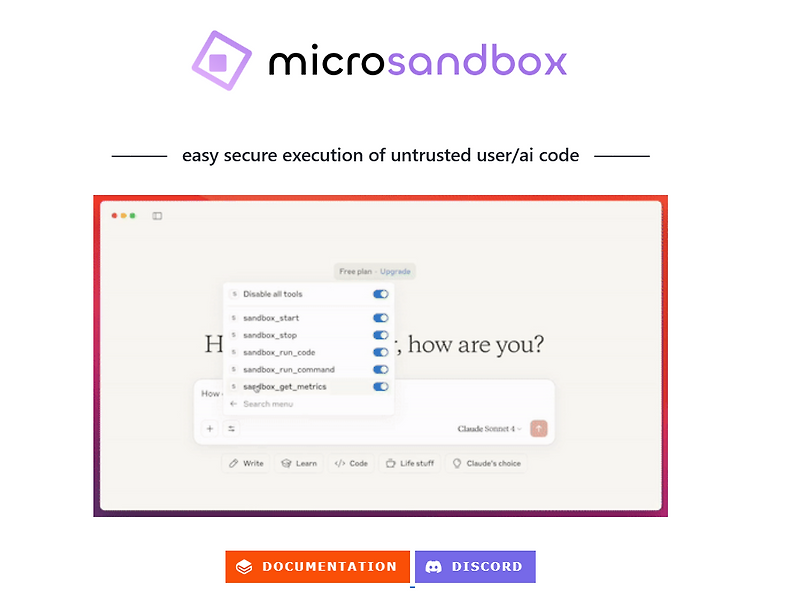 컨테이너처럼 빠르고, 가상 머신처럼 안전한 코드 실행 환경? microsandbox가 답입니다