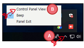 POS 터치모니터가 안맞을때 ( APEXA GT-J3455 )