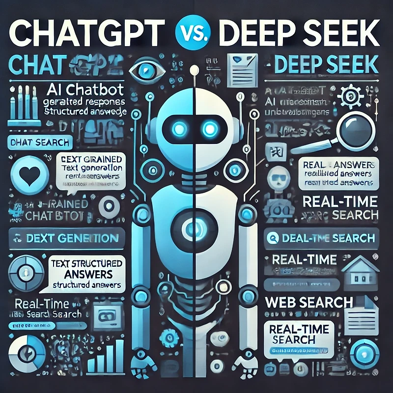 ChatGPT vs. DEEP SEEK: AI 검색 엔진의 차이점과 활용법