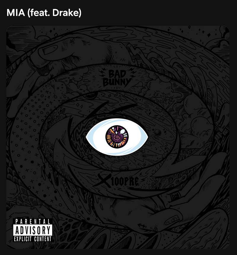 드라이브 필수 라틴팝, 스트레스 날려버리는 리듬감 Bad Bunny (ft. Drake) 의 Mía