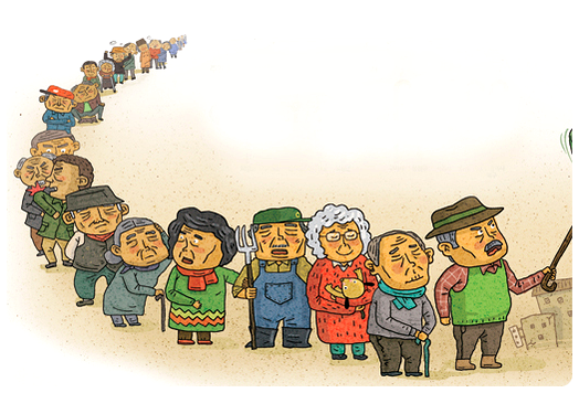 고령화 되고 있는 일자리