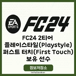 FC24 2티어 플레이스타일(Playstyle) 퍼스트 터치(First Touch) 보유 선수