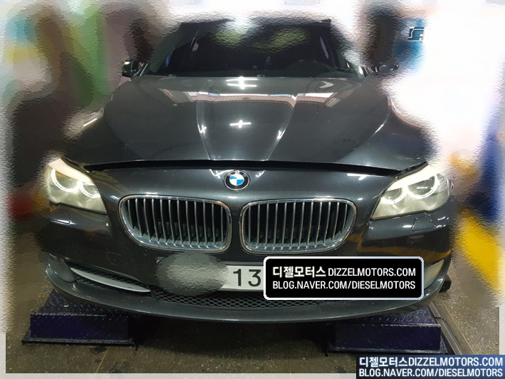 BMW 520D/엔진체크등 점등 증상 방문-DPF 탈거 클리닝,BBN 카본 수소 클리닝
