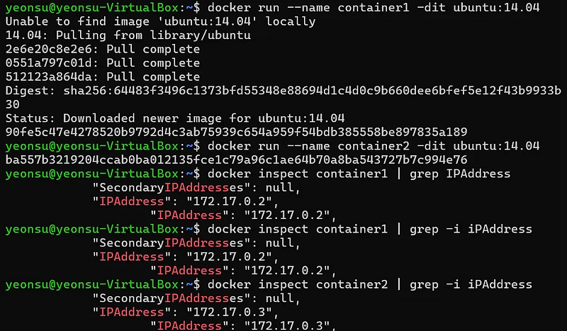 [Docker] 도커 네트워크 설정 및 컨테이너 통신 방법