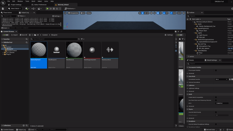 [UE] Asset Editor Tool 2: Asset 접두어 넣기