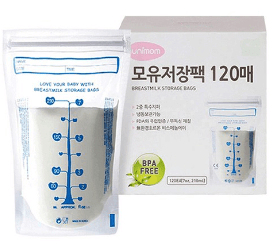 [육아용품] 유니맘 모유저장팩 210ml구매 및 사용 후기