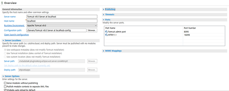 [Eclipse] STS Tomcat 에 active Profile 설정