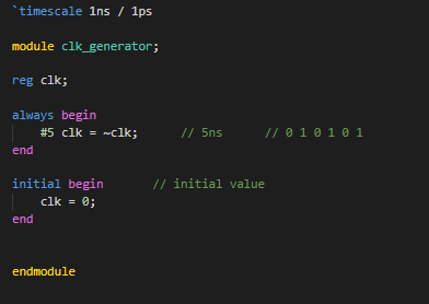 [Verilog] Clock 만들기