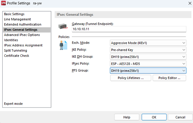 SRX - remote access VPN(NCP Client with IPSec)