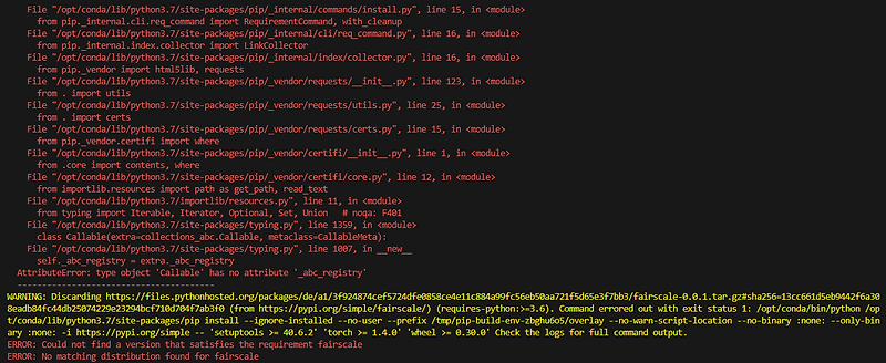 Attributeerror Type Object Callable Has No Attribute Abc Registry