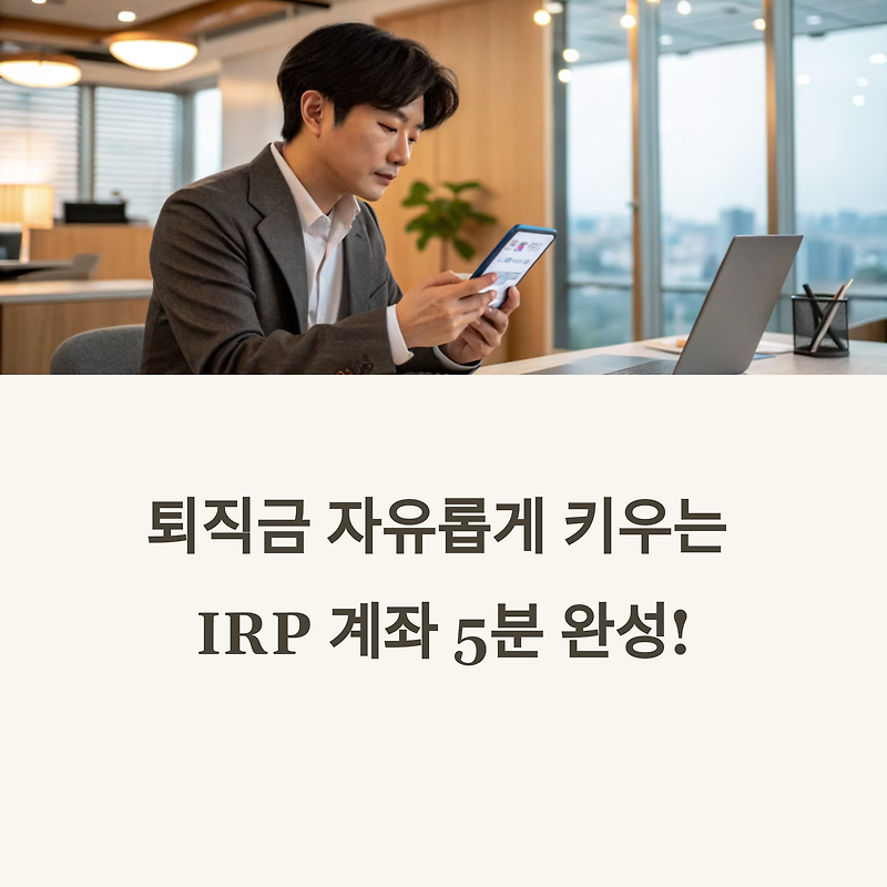 IRP 계좌 개설 방법 & 수익 극대화 전략