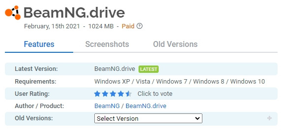 BeamNG.drive 무료 다운로드