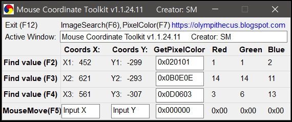 Mouse Coordinate Toolkit v1.1.24.11 MCTActive