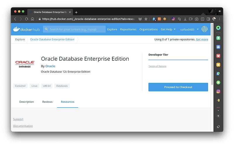 [Docker] Oracle DB(Oracle 12c) 구성하기 - 땅콩킹땅콩🥜