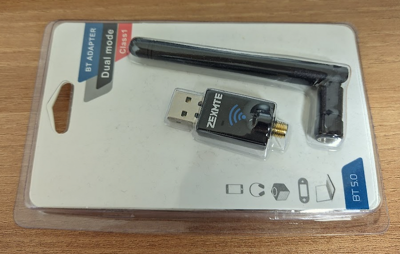 RTL8761B 블루투스 5.0 USB 동글 AAC 지원 (Win11 한)