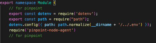 [AMP] pinpoint-node 적용하는 방법
