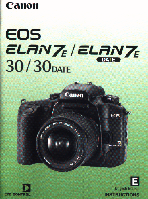 Canon EOS-30 한글 매뉴얼