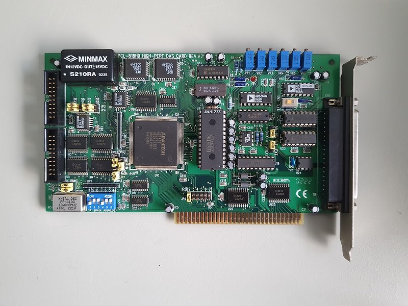 ADVANTECH PCL-818HD HIGH-PERF das card REV.A2