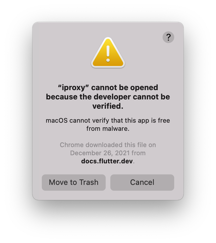 Flutter - iOS에서 VScode로 빌드 돌릴 때 에러 (iProxy cannot be opened, idevicesyslog cannot be opened)