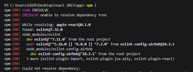 [error] unable to resolve dependency tree, error:0308010C:digital envelope routines::unsupported