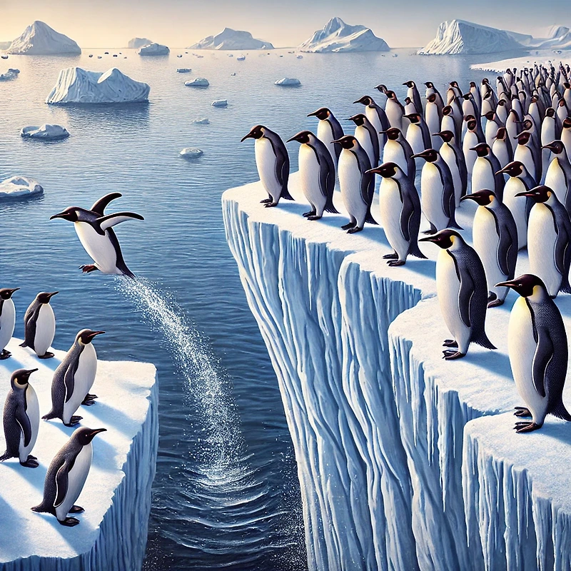 펭귄 효과(Penguin Effect)와 그 사례들