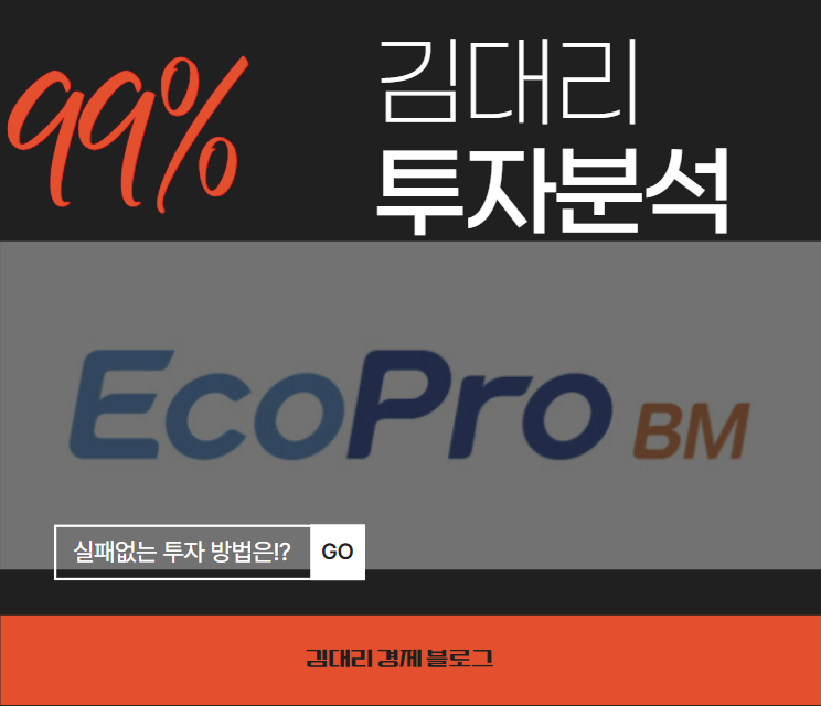 (투자 분석)에코프로비엠 [EcoProBM] 종목 분석 자료 공유 01/22