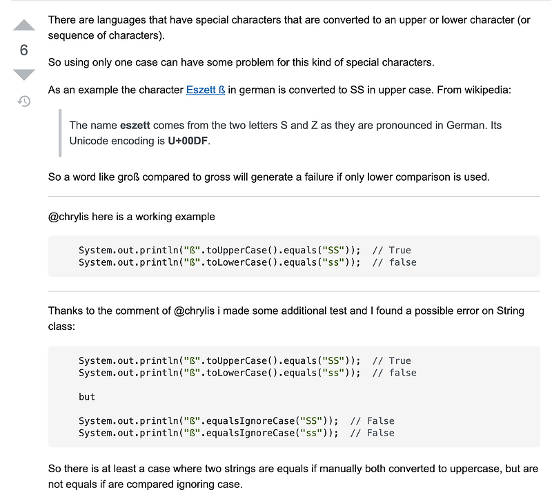 Java Character 클래스, toUpperCase()와 toLowerCase() 중 하나로는 완전한 비교가 불가능하다?! :: Social Developer