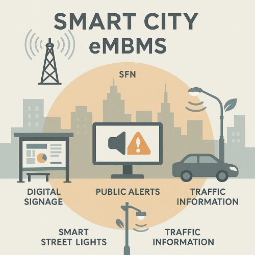 스마트시티와 eMBMS의 통합: 도시 방송 인프라의 진화