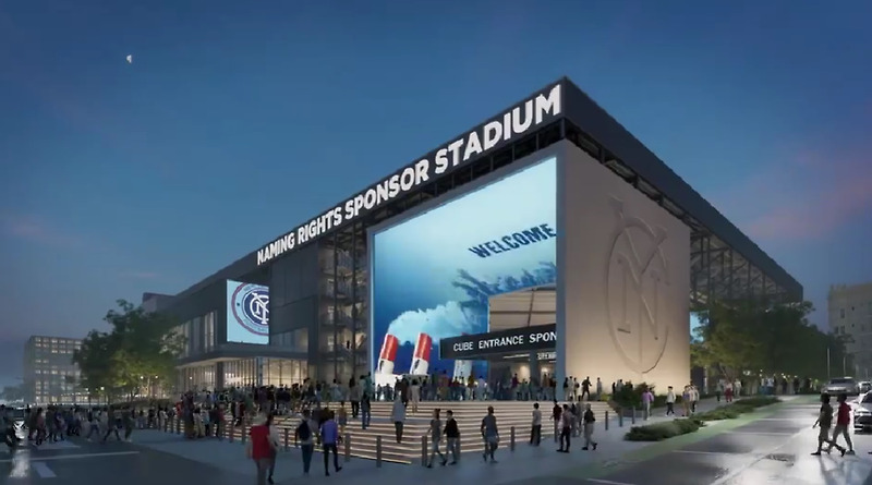 Naming Rights Sponsor Stadium... CUBE. New York City FC's (NYCFC)