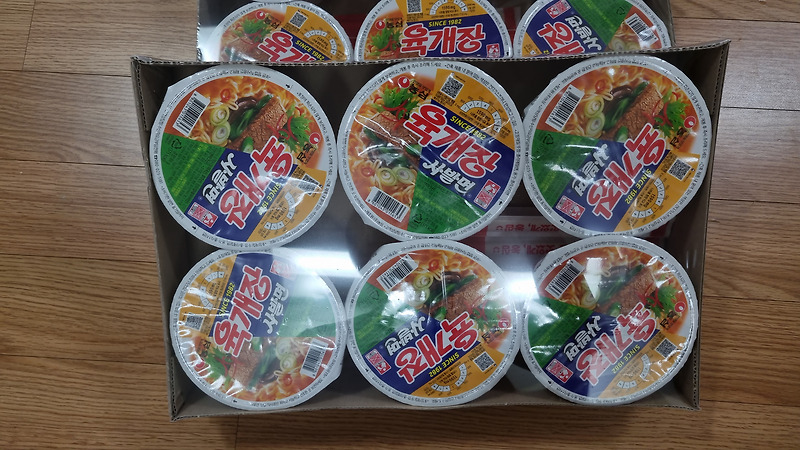 농심 육개장 사발면 86g 12개 저렴히 구입^^