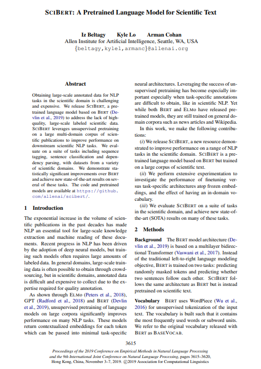 SciBERT