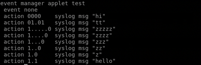 [자동화]EEM(Embedded Event Manager) Action 활용 #2
